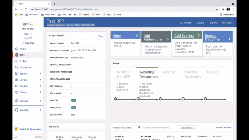 How do I create a Template from an RFP? – RFP360