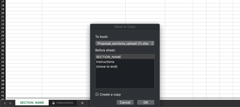 How to Bulk Upload Sections Using the Proposal Section Upload Template ...