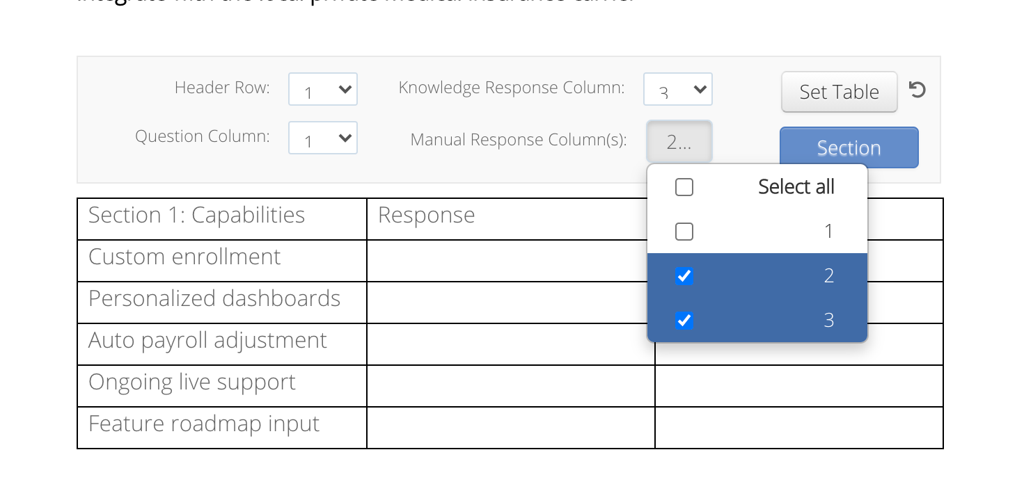 How do Import a Word RFP with Tables? – RFP360